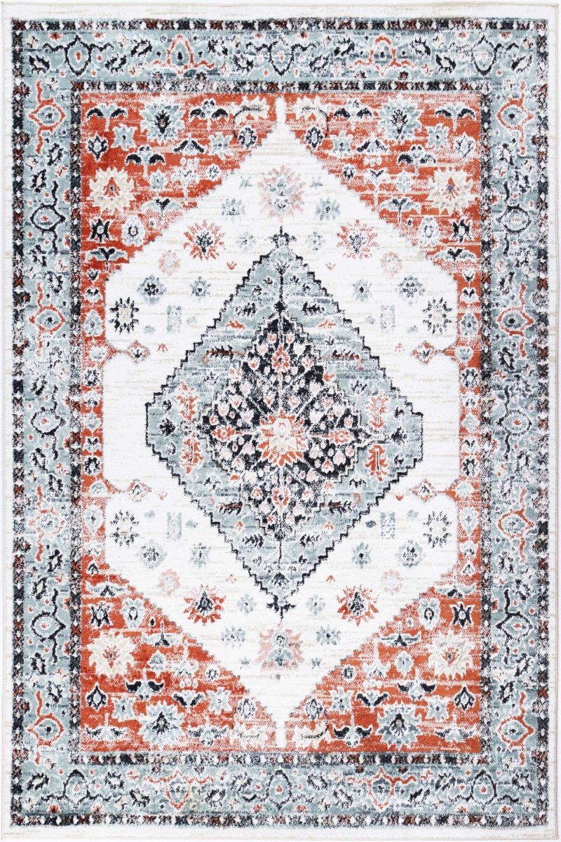 Artique Traditional Cream Terracotta Rug | Ruggy