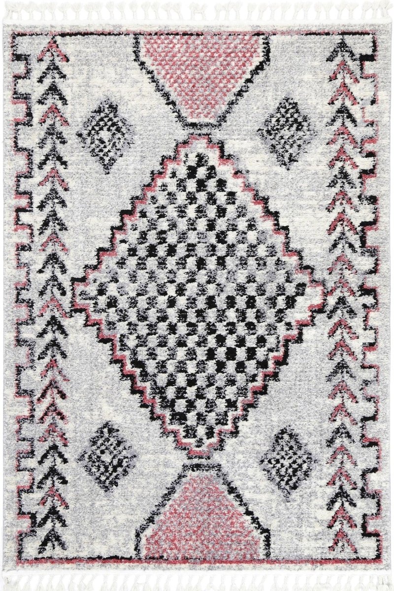 Pristine Multi Pink Bohemian Rug | Ruggy