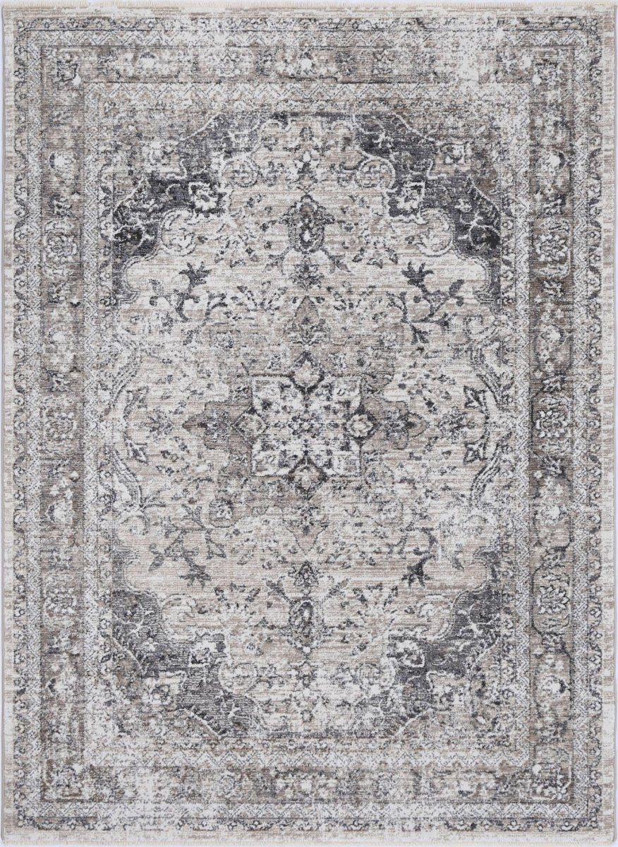 Radiant ash traditional rug | Ruggy