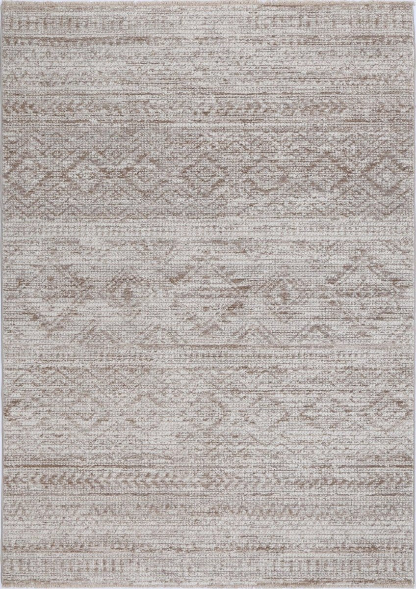 Radiant beige tribal rug | Ruggy