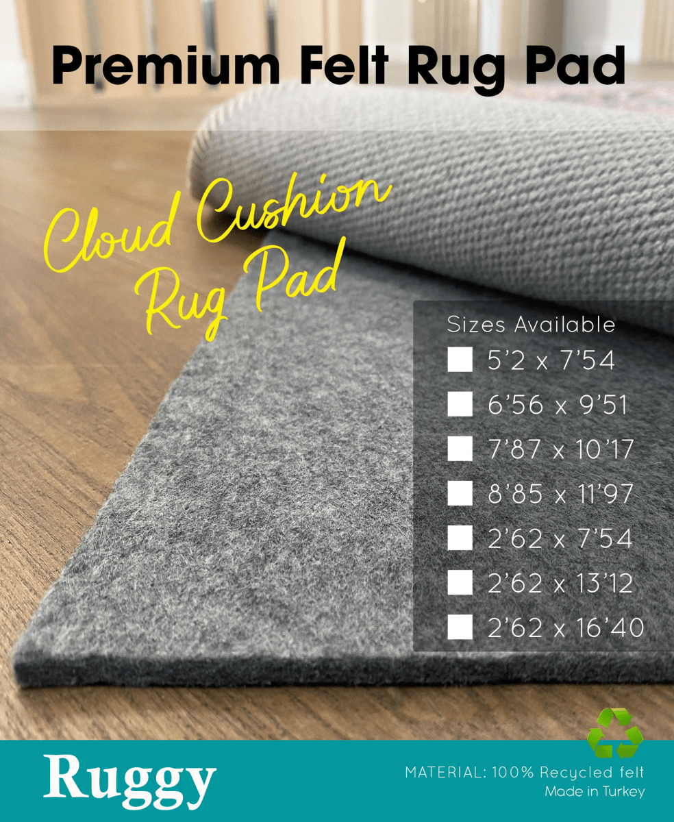 Rug Pad - Premium 100% Recycled Felt | Ruggy